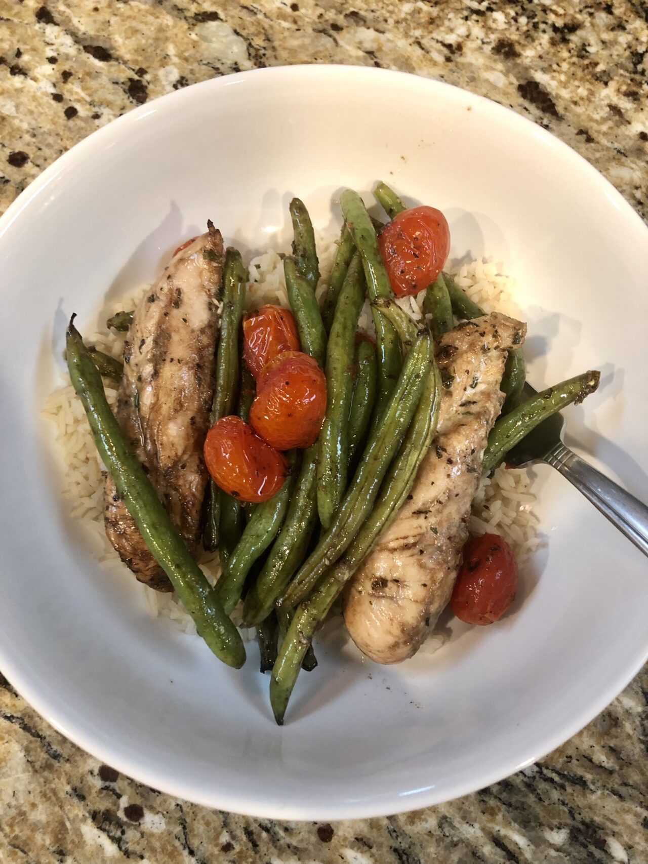 Sheet Pan Balsamic Chicken with Green Beans and Tomatoes - Take It From ...