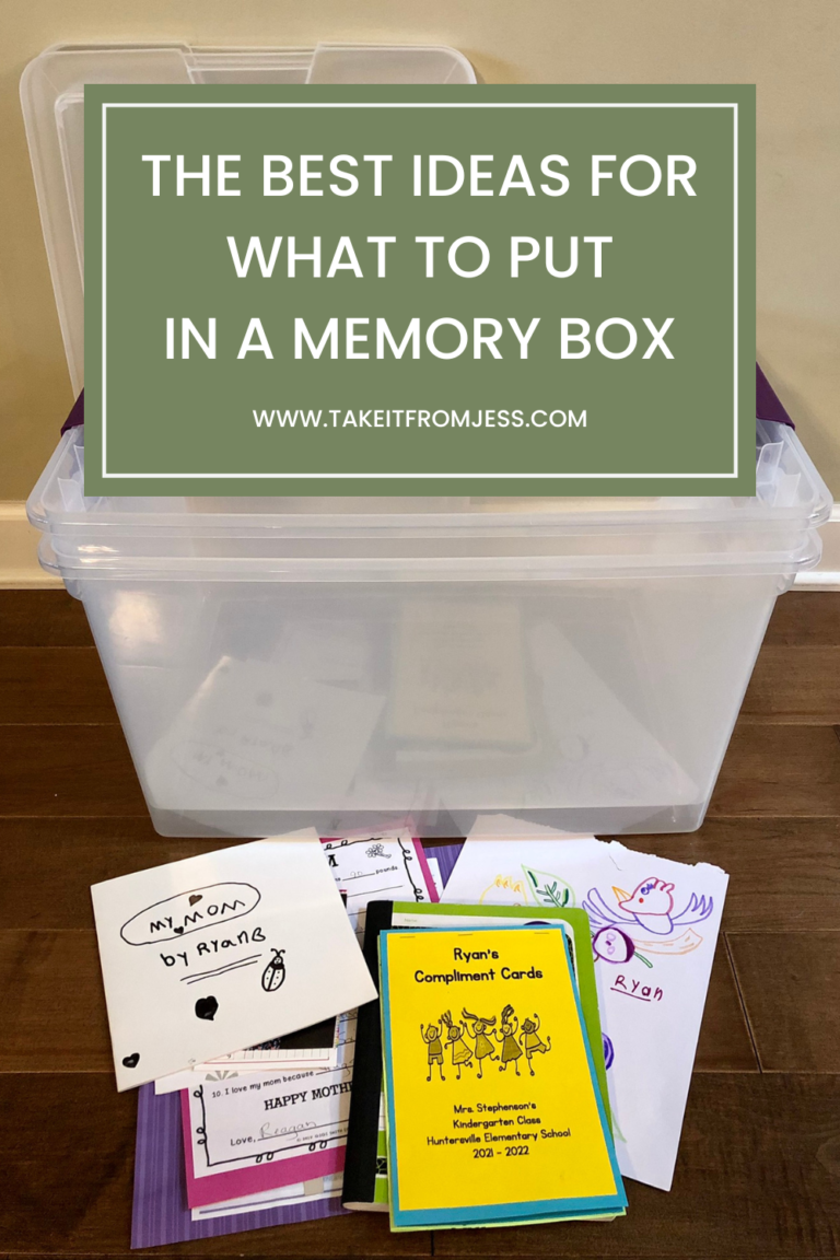 The Best Ideas For What To Put In A Memory Box - Take It From Jess