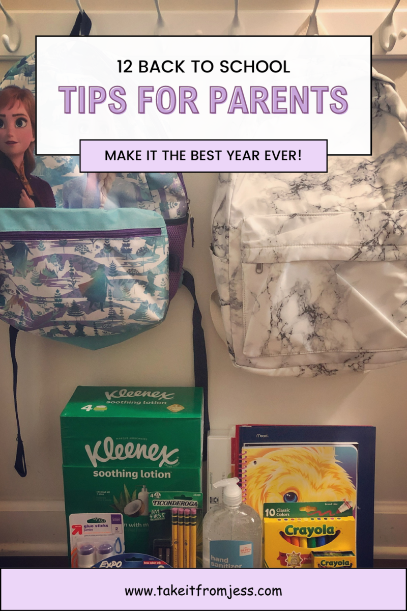 12 Back To School Tips For Parents - Take It From Jess