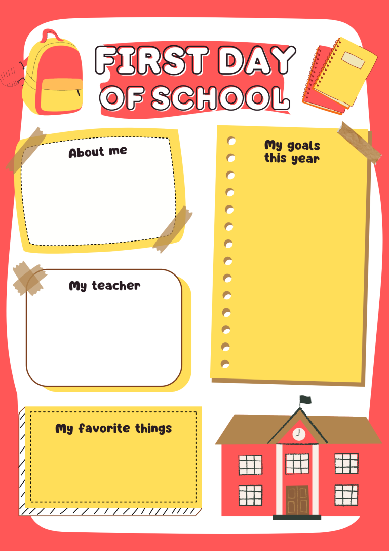 First Day Of School Signs For Kids - Free Printable - Take It From Jess