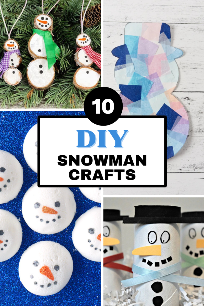 10 Best Snowman Crafts DIY - Take It From Jess
